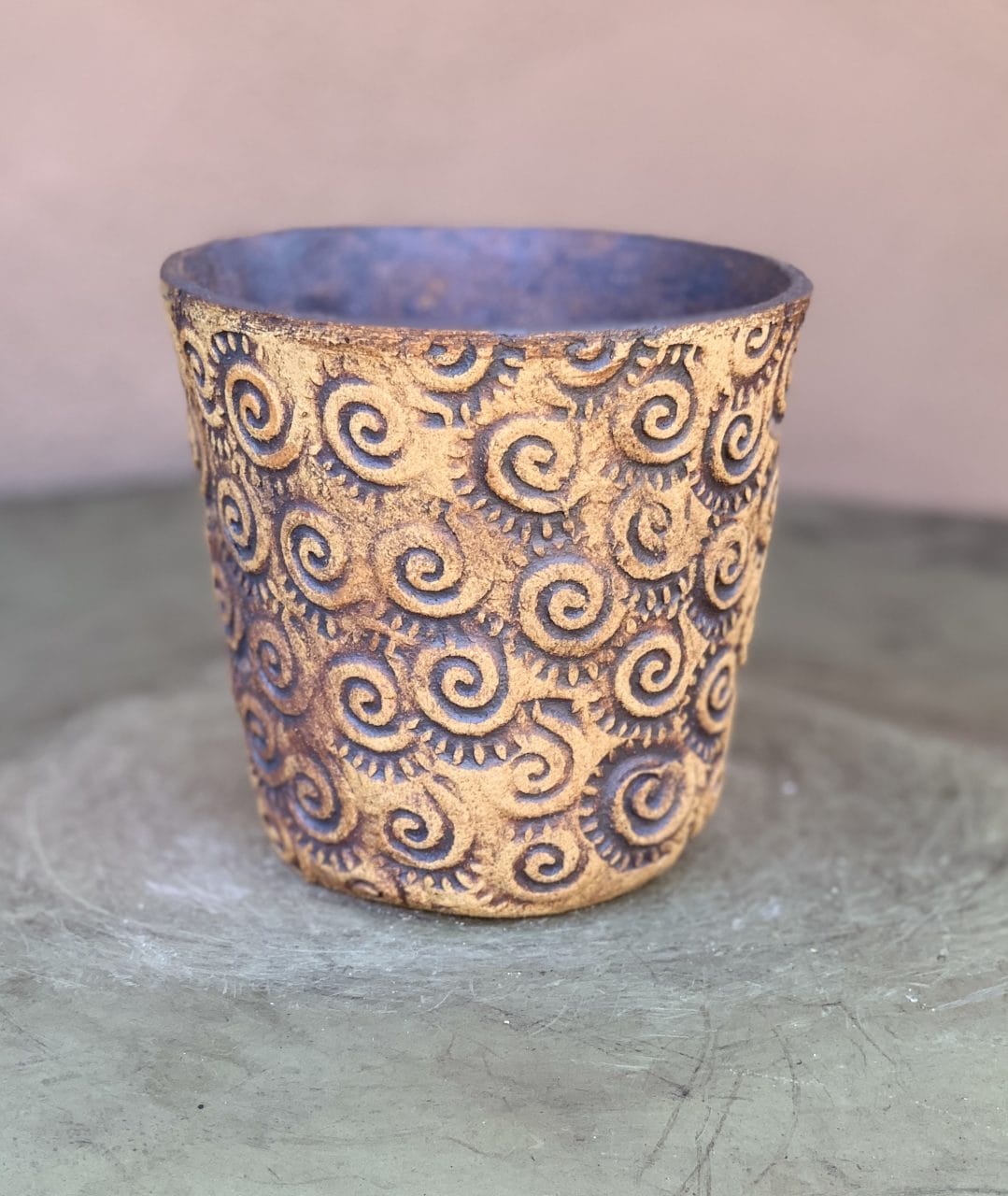 5" Swirl Planter - Susan Aach Ceramics